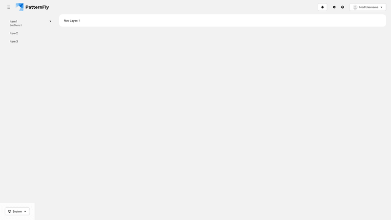 PatternFly • Navigation