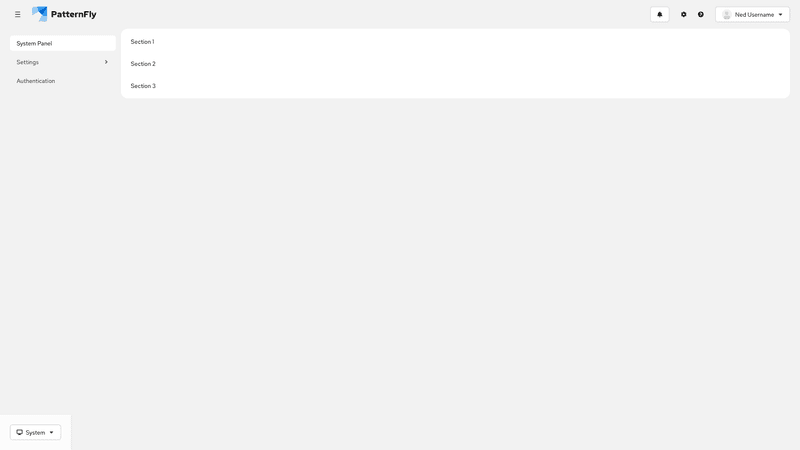 PatternFly • Navigation
