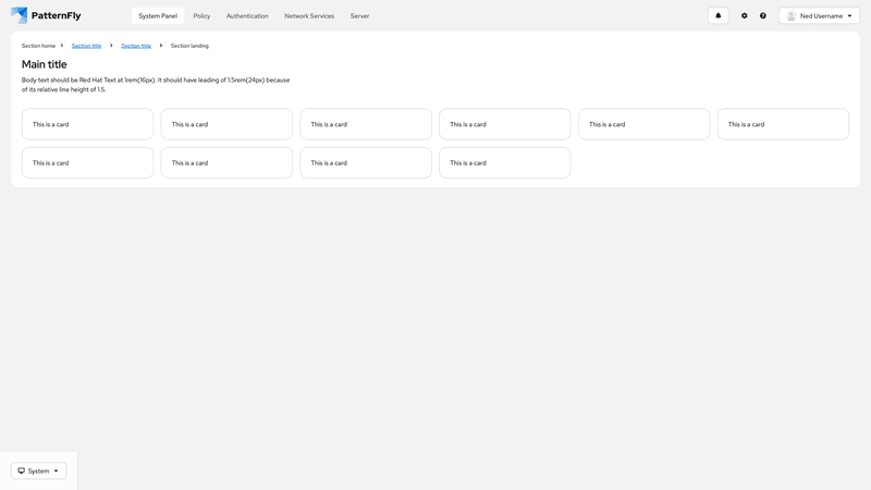 PatternFly • Navigation